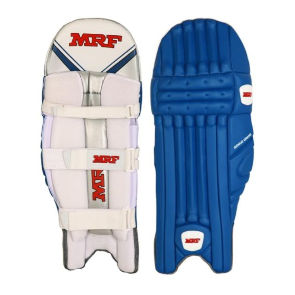 Buy MRF Genius Grand-Blue Cricket Batting Pad Online-SCS Sports