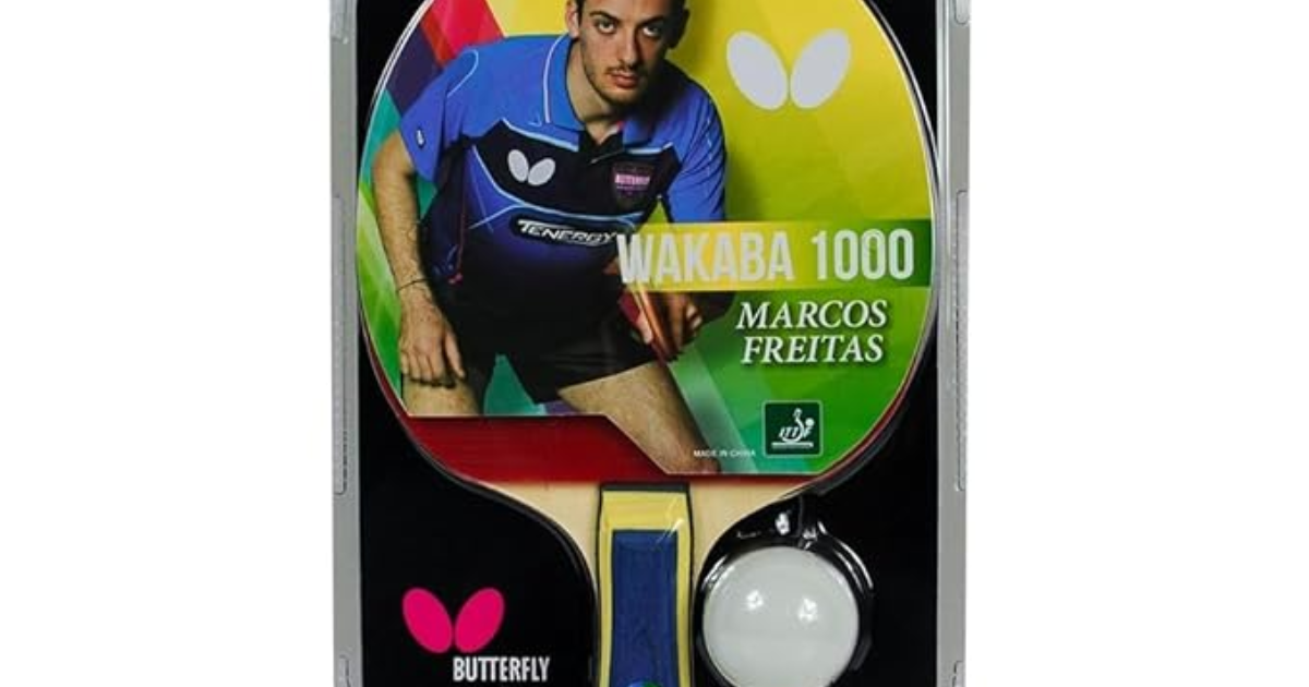 Buy Butterfly Wakaba 1000 Table Tennis Bat (With 2 Balls) Online-SCS Sports