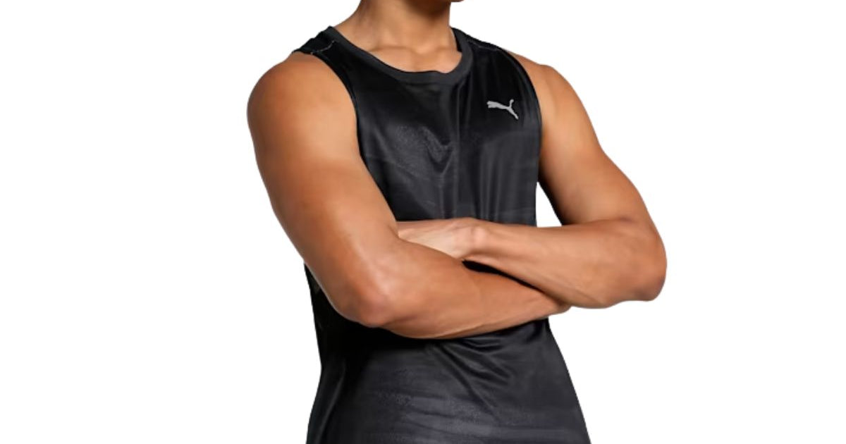 Buy Puma Velocity All-Over Print Men's Running Tank(Polyblend) Online ...